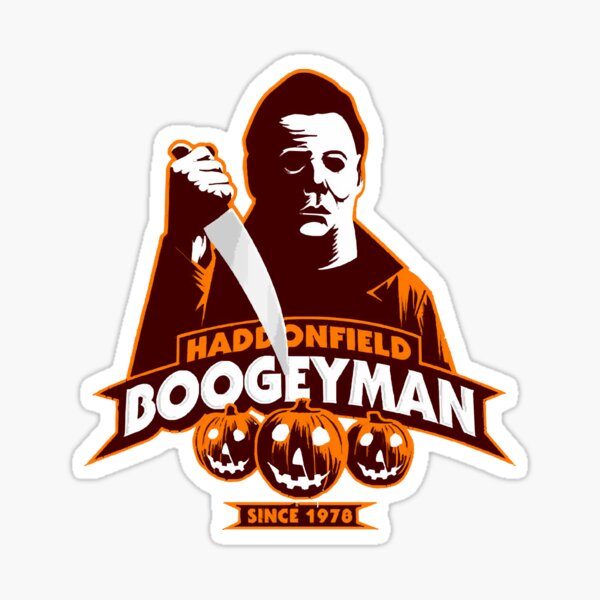 "Haddonfield Boogeyman" Sticker for Sale by asprisctolenj | Redbubble