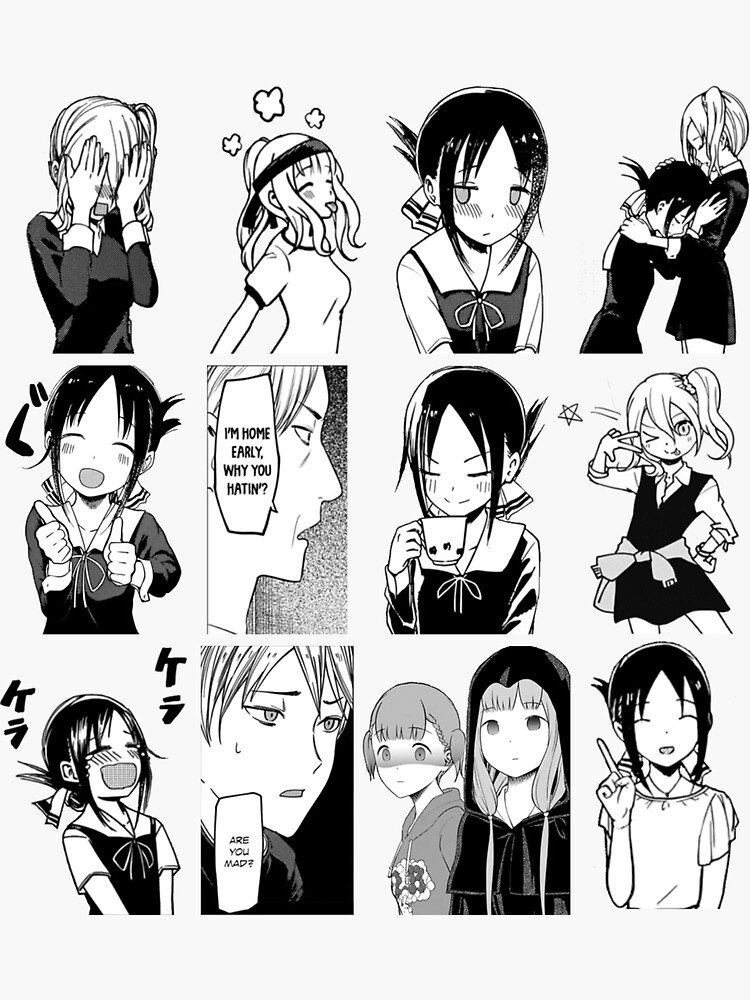 "[ SALE ] Kaguya Sama pack 26" Sticker for Sale by Boutaje | Redbubble