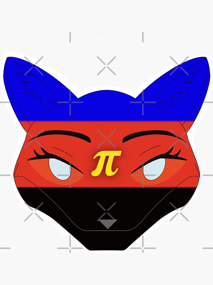 "Polyam fox " Sticker for Sale by StardustHyde | Redbubble