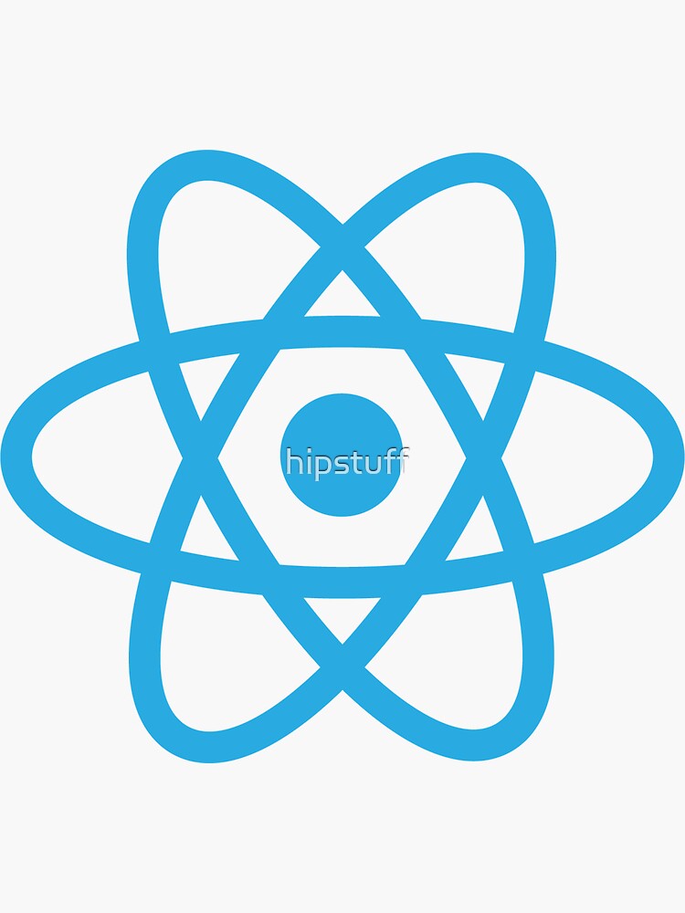 "React JS Logo" Sticker for Sale by hipstuff | Redbubble