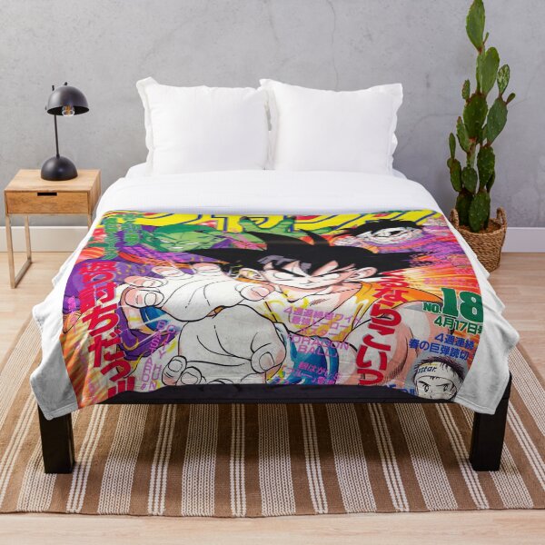 "Shonen Jump Cover : Dragon Ball" Throw Blanket for Sale by jibin ...
