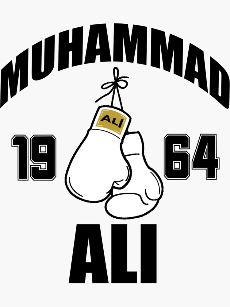 "Muhammad Ali 1964 V2 Essential" Sticker for Sale by xn68lc157 | Redbubble