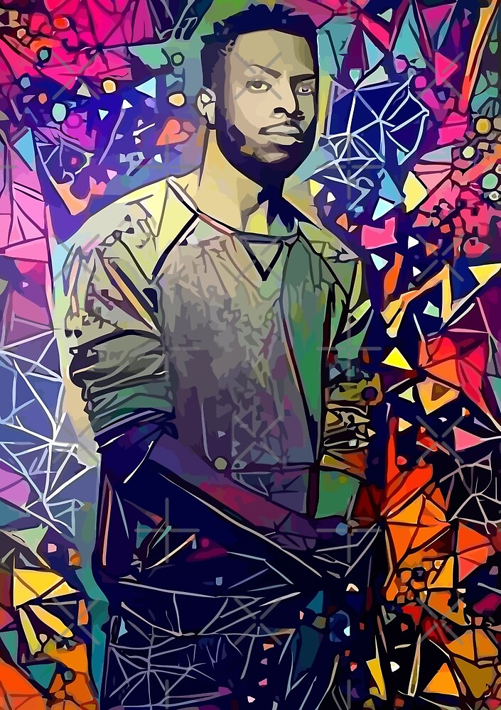 "Abstract Isaiah Rashad" by stilldan97 | Redbubble