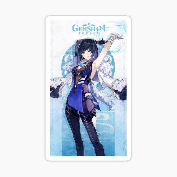 "Yelan Genshin Impact" Sticker for Sale by Saikishop | Redbubble
