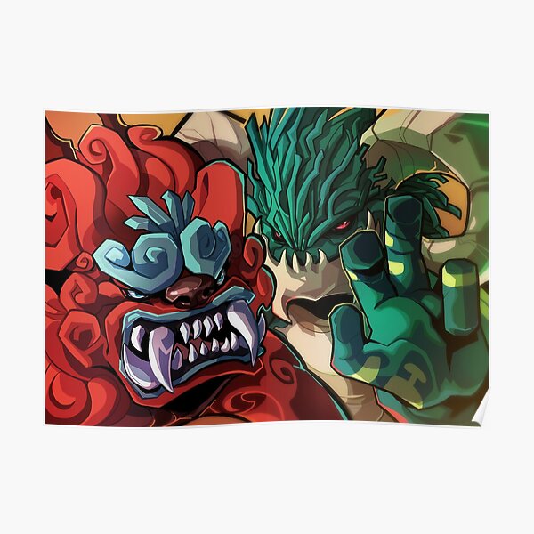 "Spectrobes Spikan and Komanoto" Poster for Sale by G4rdwin | Redbubble