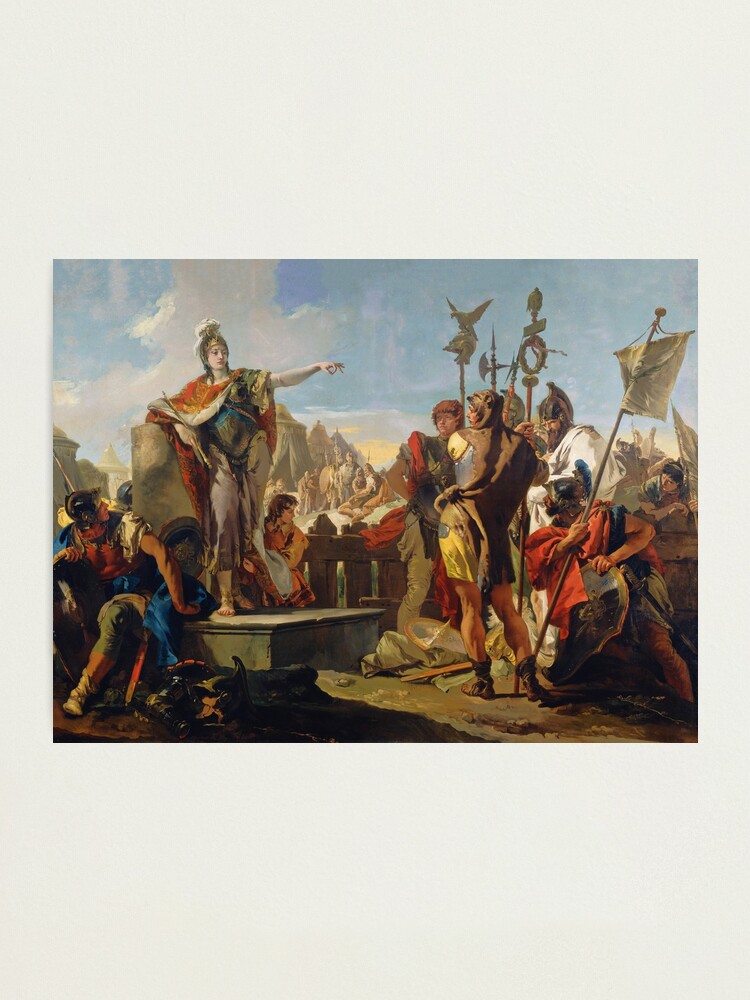 "Queen Zenobia Addressing Her Soldiers | Giovanni Battista Tiepolo ...