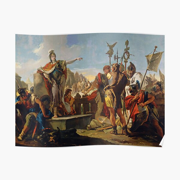 "Queen Zenobia Addressing Her Soldiers | Giovanni Battista Tiepolo ...