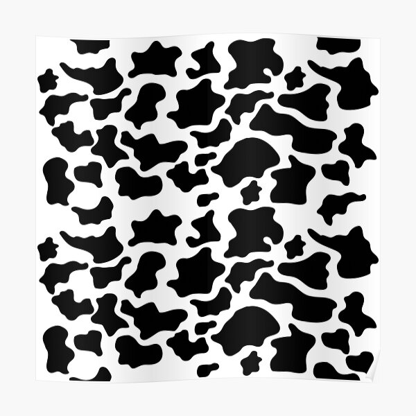 "Cow Print" Poster for Sale by AsreArt | Redbubble