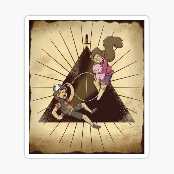 "Pines Twins" Sticker for Sale by Oli-gib | Redbubble