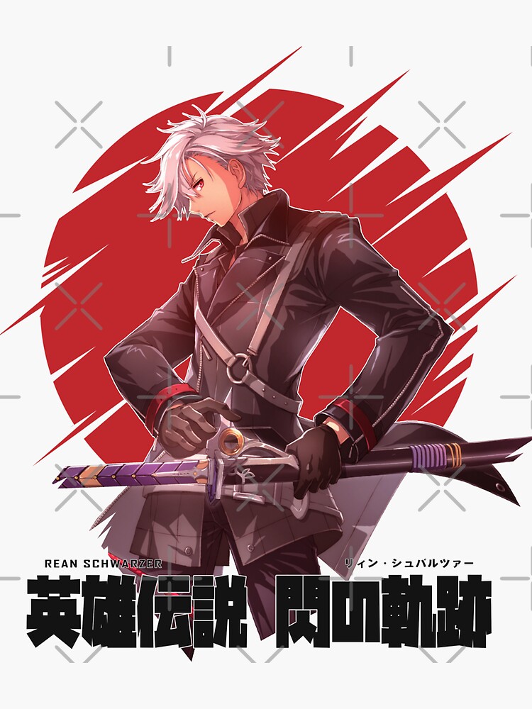 "Rean Schwarzer" Sticker for Sale by WorldOfStar | Redbubble