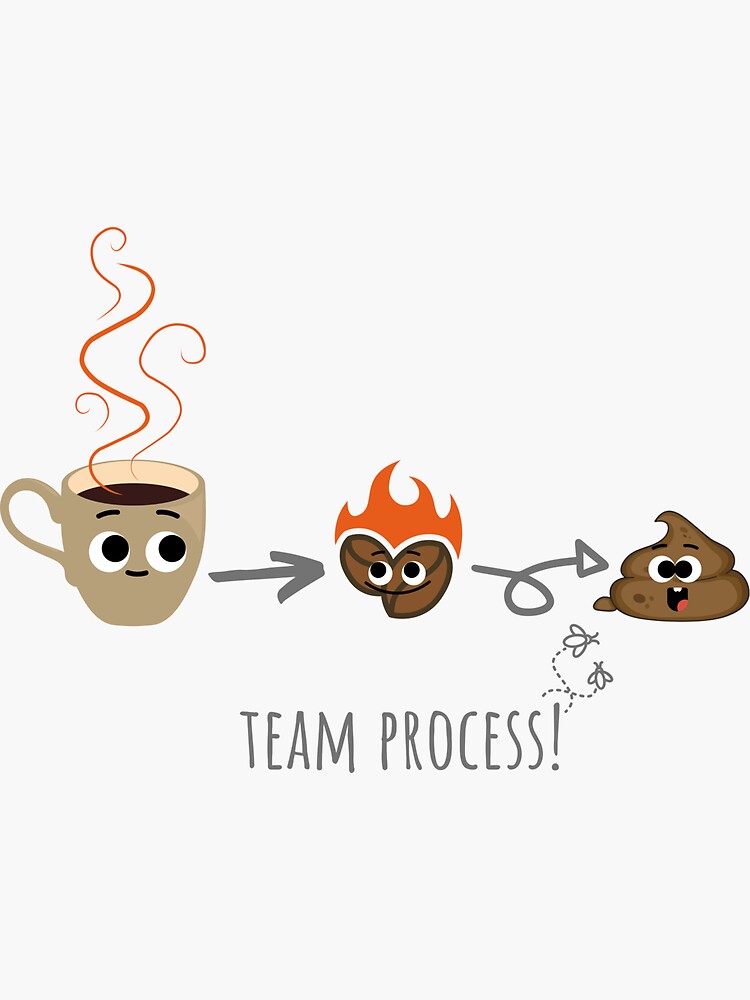 "Team Process!" Sticker for Sale by IconicBoss1 | Redbubble