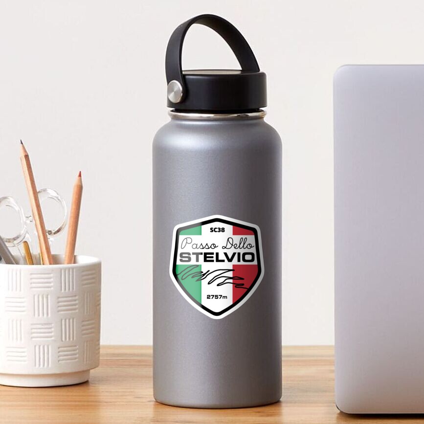 "Passo Dello Stelvio" Sticker for Sale by lolotees | Redbubble