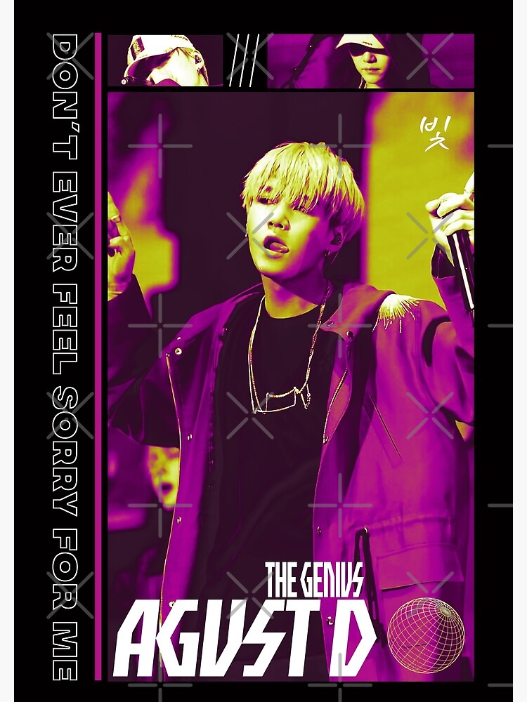 "Agust D Design" Poster for Sale by dreamglowshopp | Redbubble