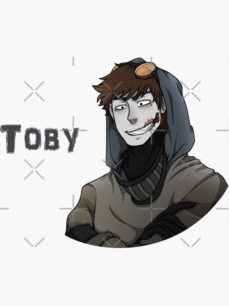 "ticci toby art" Sticker for Sale by vinike2200 | Redbubble