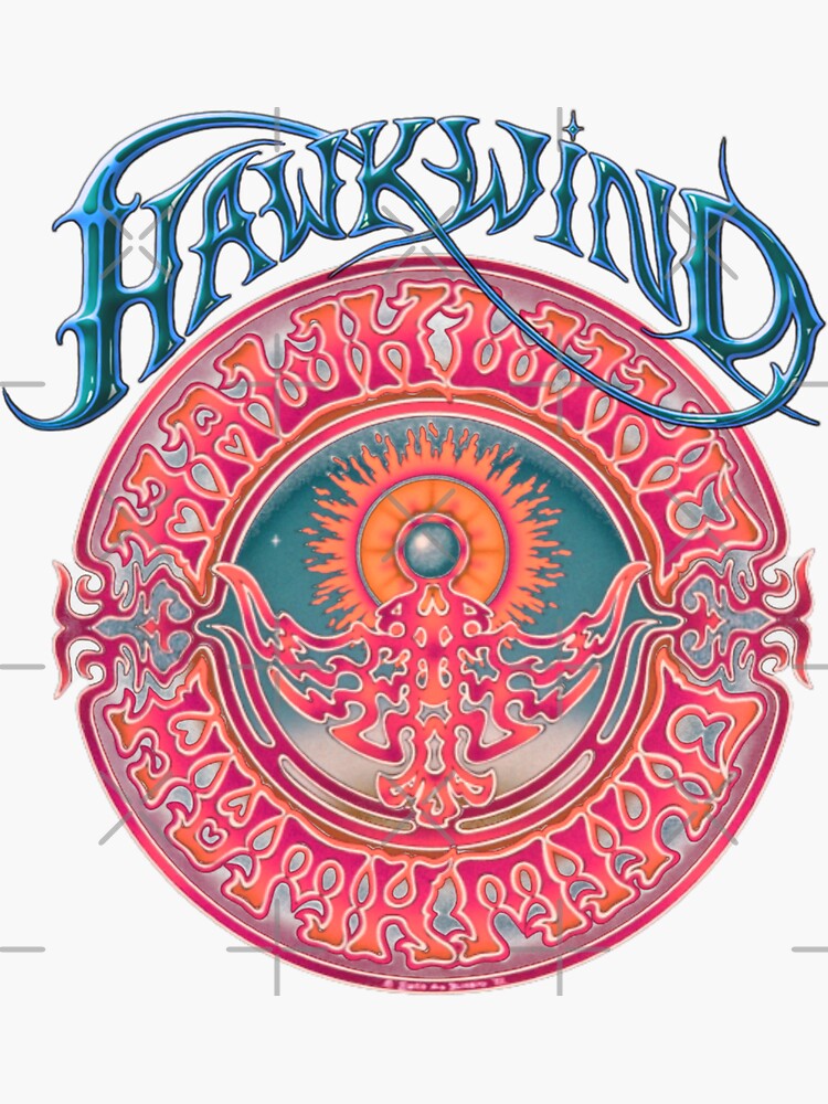 "HAWKWIND" Sticker by MALCOMM01 | Redbubble