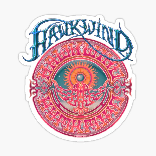 "HAWKWIND" Sticker by MALCOMM01 | Redbubble