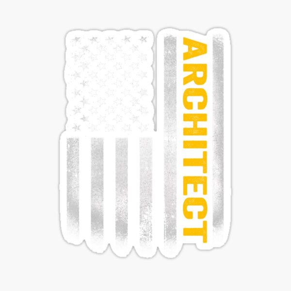 "architect Dad American Flag, Vintage USA architect American Flag ...