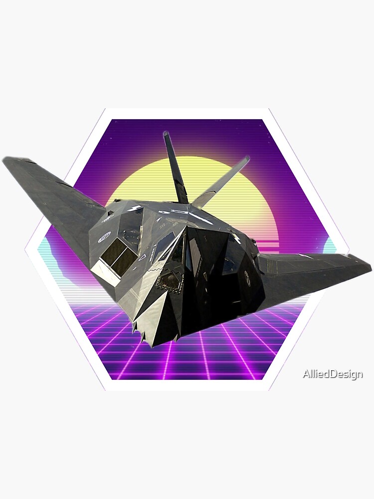 "NATOWAVE F-117 Nighthawk" Sticker by AlliedDesign | Redbubble