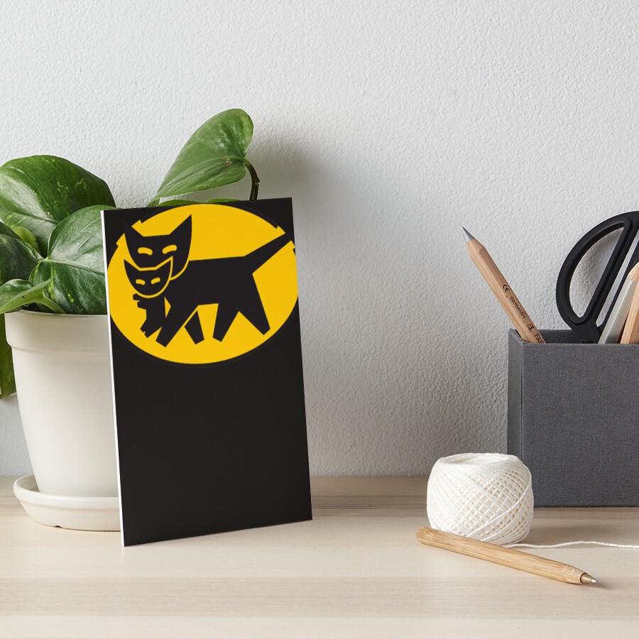 "Yamato Transport kuroneko logo (黒ねこ) Classic" Art Board Print for Sale ...