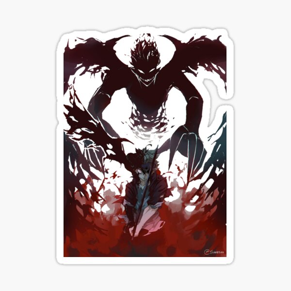"Asta,black clover" Sticker for Sale by Creativactory | Redbubble