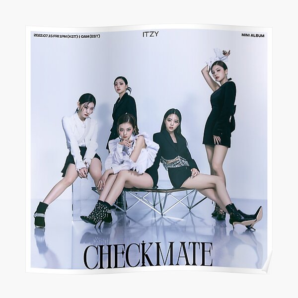 "ITZY - CHECKMATE " Poster for Sale by soulLight | Redbubble