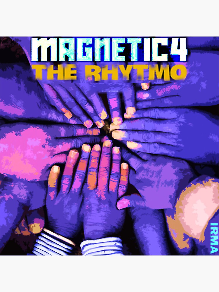 "THE RHYTMO IRMA" Sticker for Sale by GRAMOPHONIQcom | Redbubble