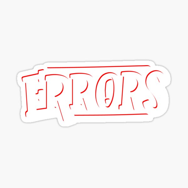"Errors Computer geek" Sticker for Sale by goodynestus | Redbubble