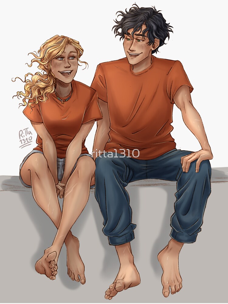 "Percabeth " Sticker for Sale by ritta1310 | Redbubble