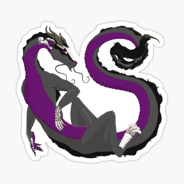 "Playful Sand Swimmer (Ace Flag)" Sticker for Sale by TalanKry | Redbubble