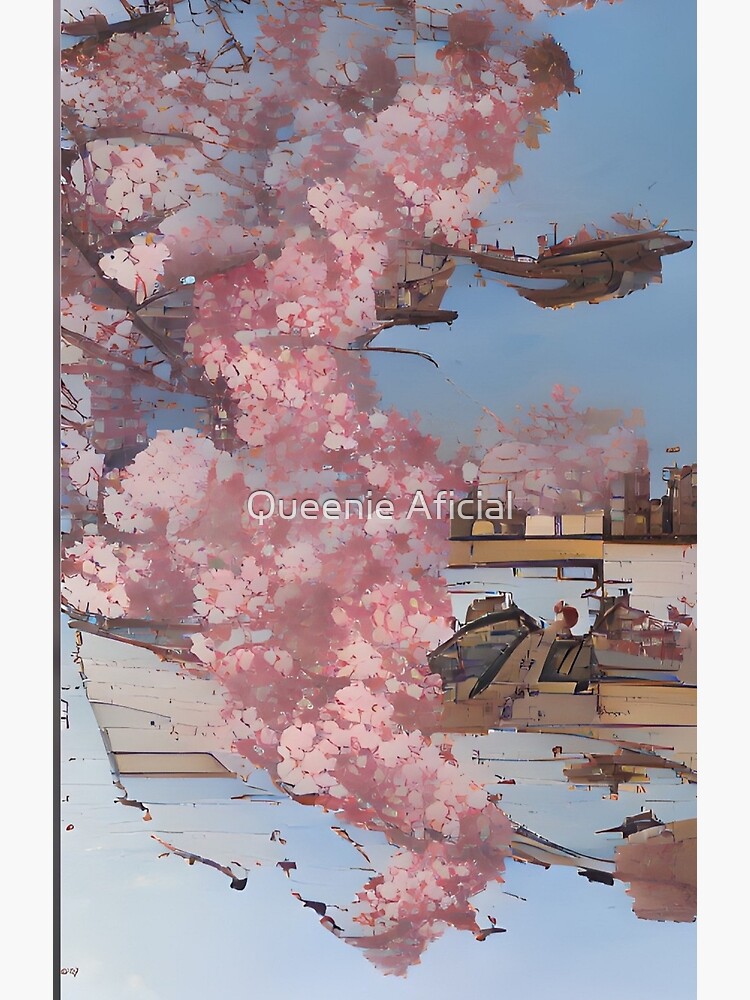 "Cherry blossom tree in Ghibli style" Poster for Sale by Quengnie04 ...