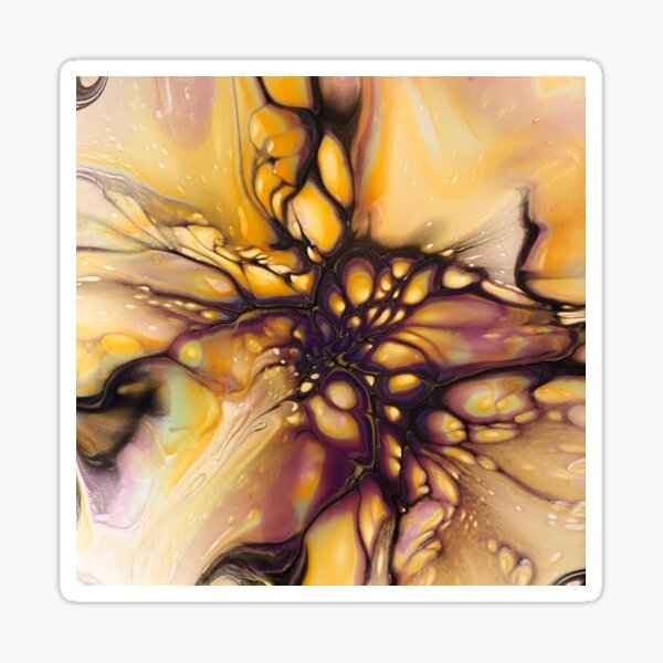 "Purple and gold haze " Sticker for Sale by Jkuhl1 | Redbubble