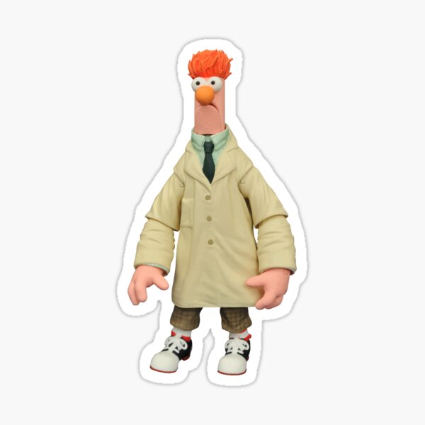 "Beaker Muppets" Sticker for Sale by Rojeck | Redbubble