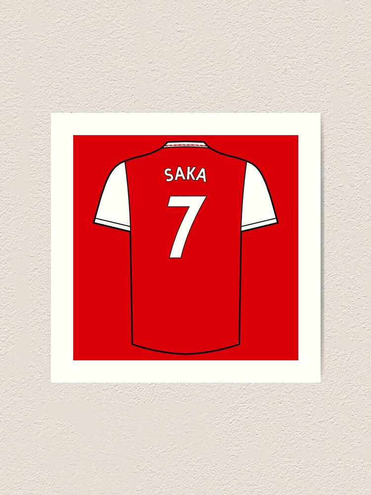 "Bukayo Saka Kit" Art Print for Sale by designsheaven | Redbubble