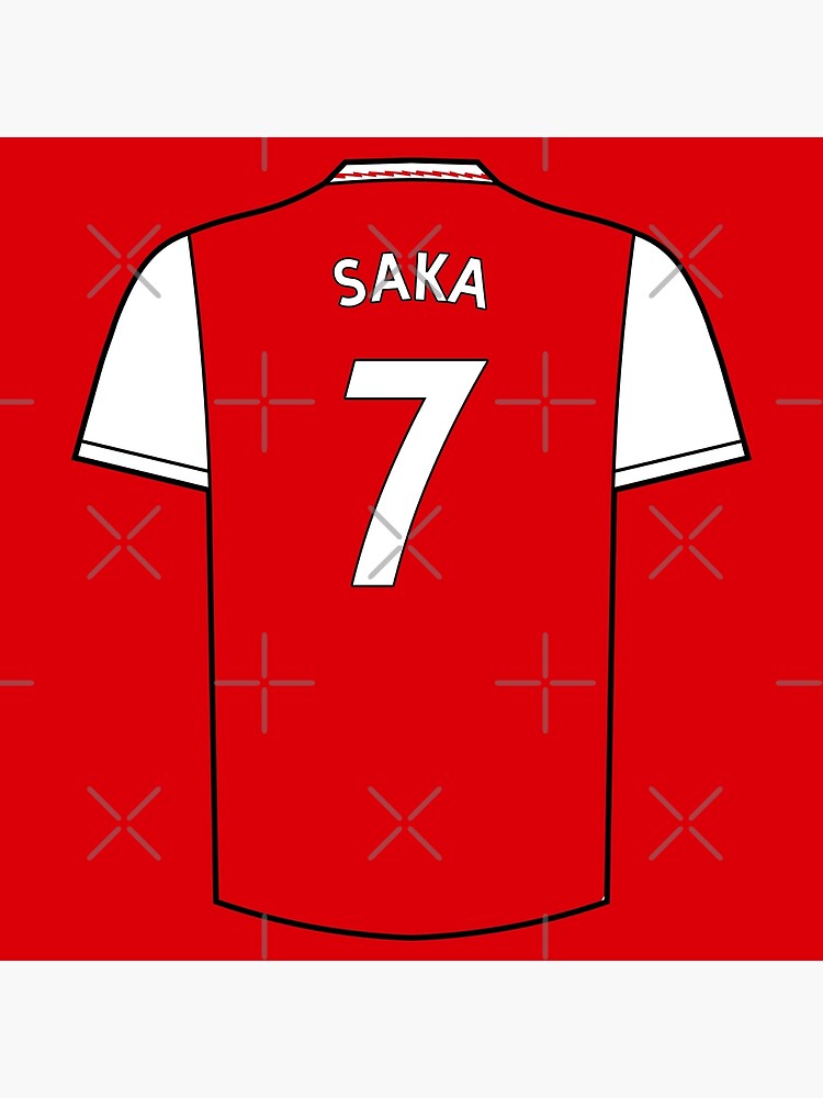 "Bukayo Saka Home Kit 22/23" Art Print for Sale by designsheaven ...