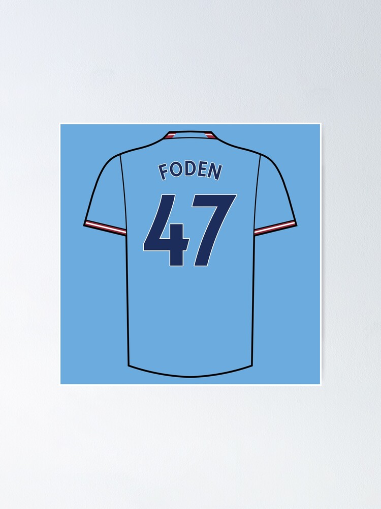 "Phil Foden Home Kit 22/23" Poster for Sale by designsheaven | Redbubble