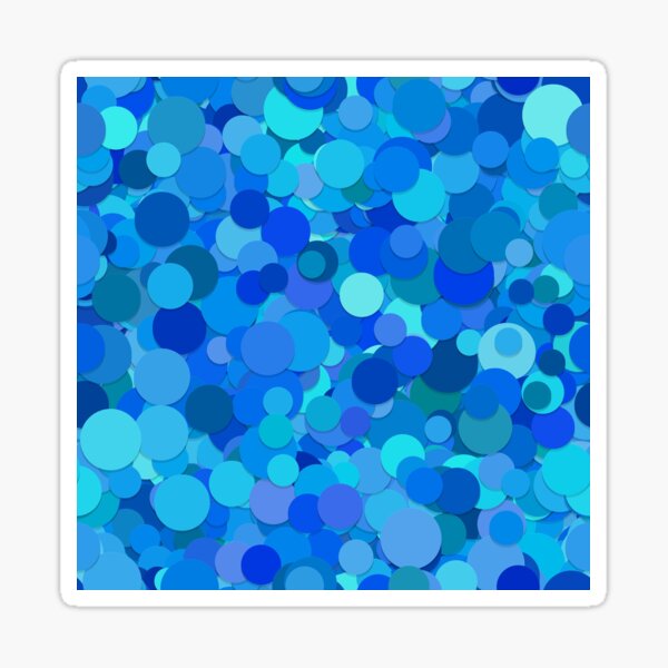 "blue dots bubbles" Sticker for Sale by torteradesigns | Redbubble