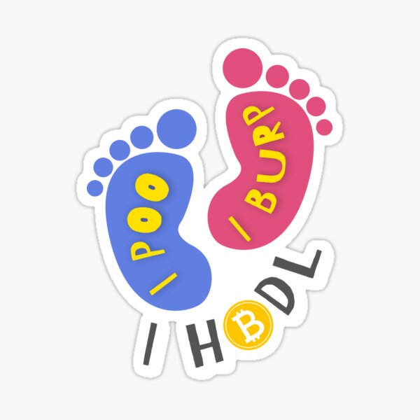 "CryptoBaby- I poo, I burp, I HODL- Baby Hodler Crypto Baby Meme ...
