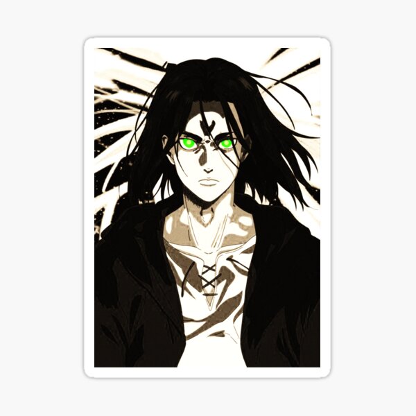 "Eren yeager aot" Sticker for Sale by karaf94 | Redbubble