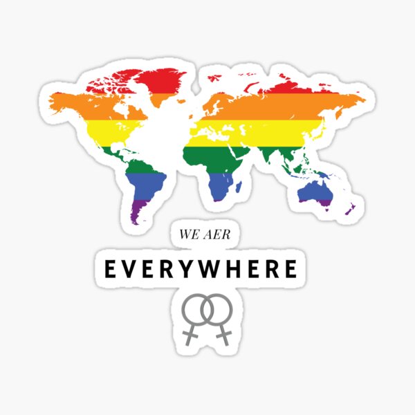 "We are Everywhere" Sticker for Sale by FoForain | Redbubble