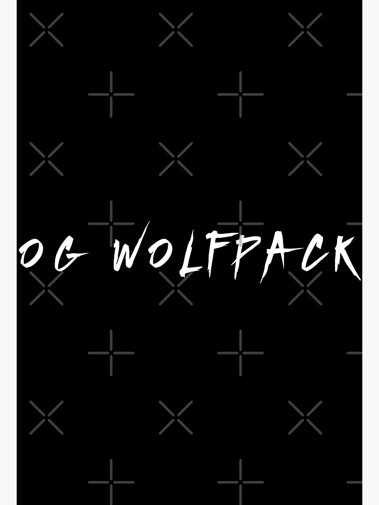 Póster «Logotipo de Og Wolfpack Merch Og Wolfpack» de SamibShop | Redbubble