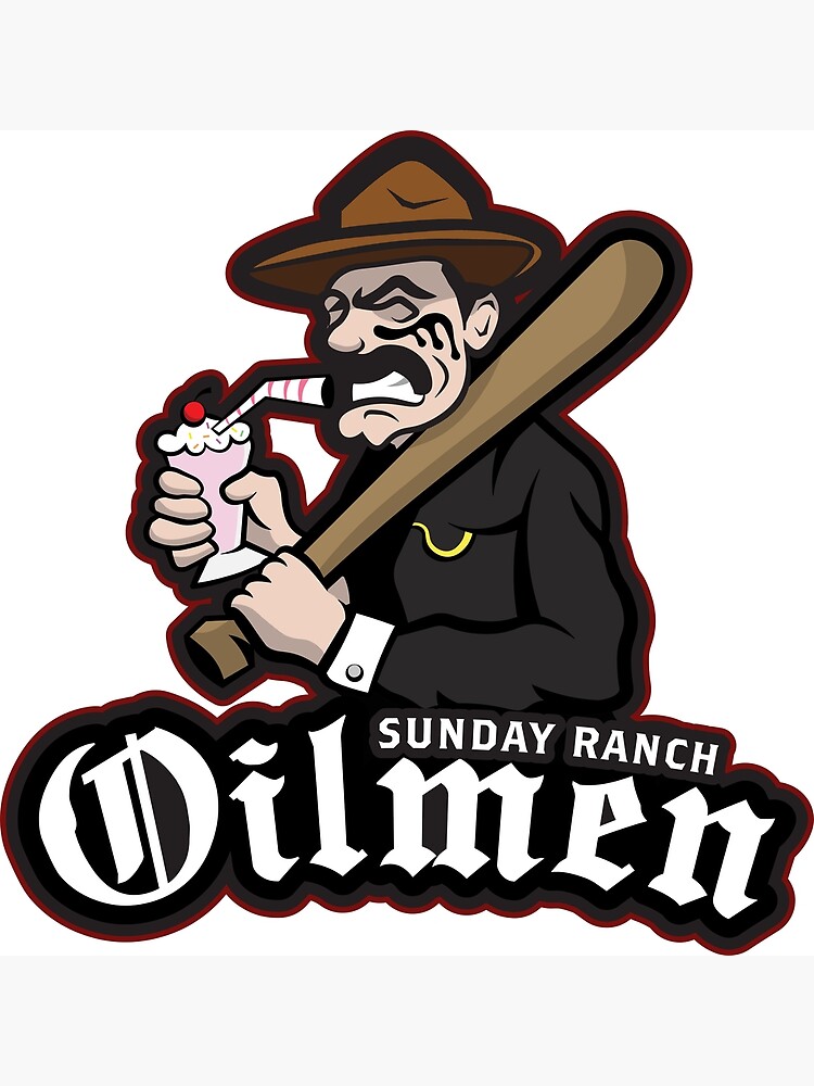 "Sunday Ranch Oilmen Logo" Art Print for Sale by skraps-ink | Redbubble