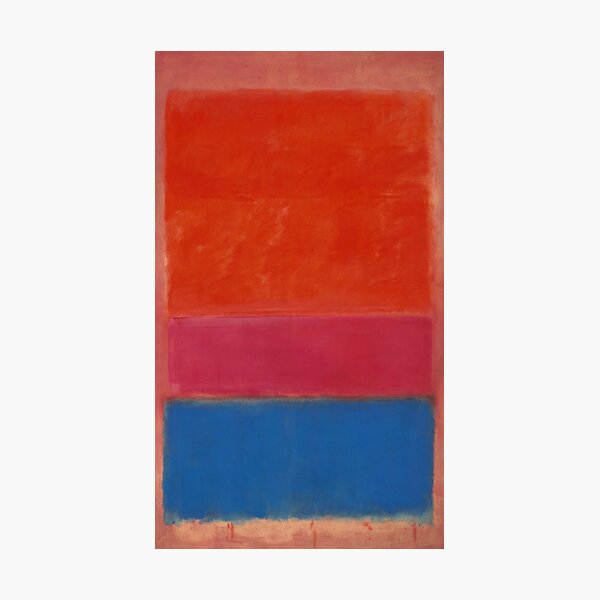 "Mark Rothko - No. 1 (Royal Red and Blue) (1954)" Photographic Print ...