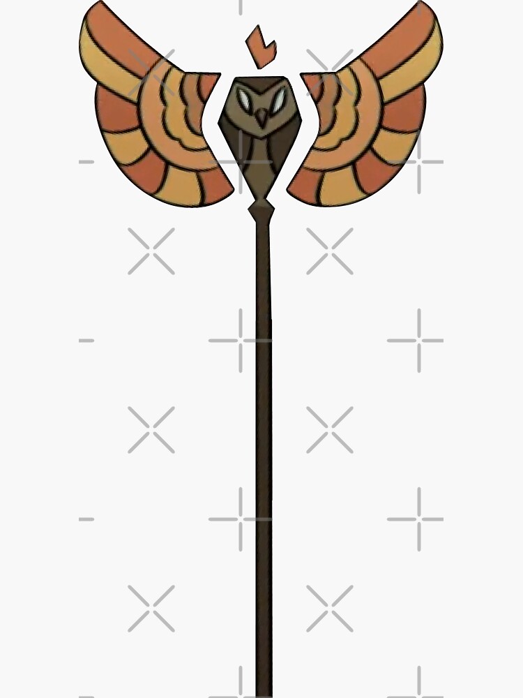 "Eda Owl Talisman - The Owl House " Sticker for Sale by Katari Designs ...