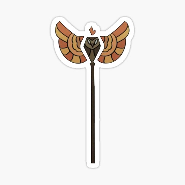 "Eda Owl Talisman - The Owl House " Sticker for Sale by Katari Designs ...