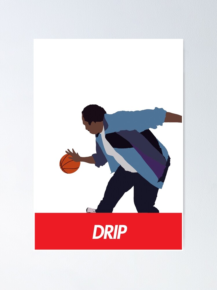 "STANLEY HUDSON BASKETBALL DRIP - Dunder Mifflin" Poster for Sale by SummerSurfClub | Redbubble