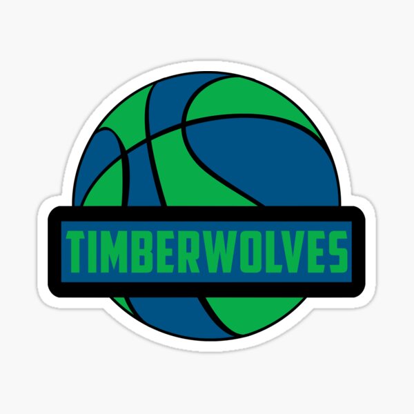 "NBA Minnesota Timberwolves" Sticker for Sale by JordyMyah | Redbubble