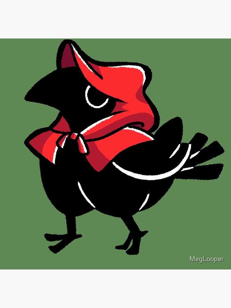 "Red Riding Hood Crow" Poster for Sale by MegLooper | Redbubble