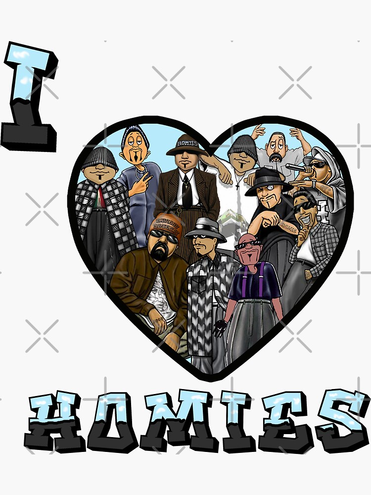 "Chola, Cholo, Homies, Lowriders" Sticker for Sale by EnviousObjects2 ...