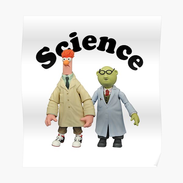 "Beaker Muppets and Bunsen - Science" Poster for Sale by Rojeck | Redbubble