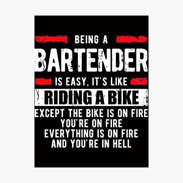 "Barkeeper-Hemden Lustig - ein Barkeeper zu sein, ist ein einfaches ...
